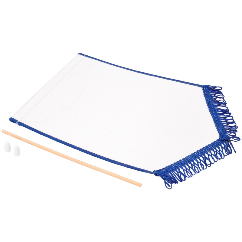 Banderín forma escudo en brillo