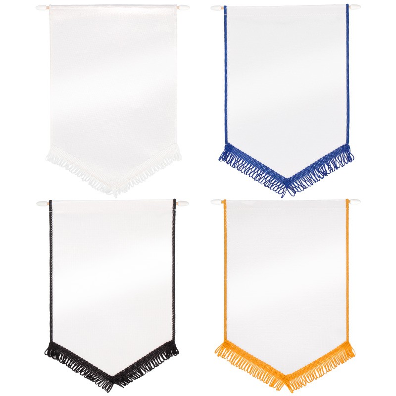 Banderín forma escudo en brillo